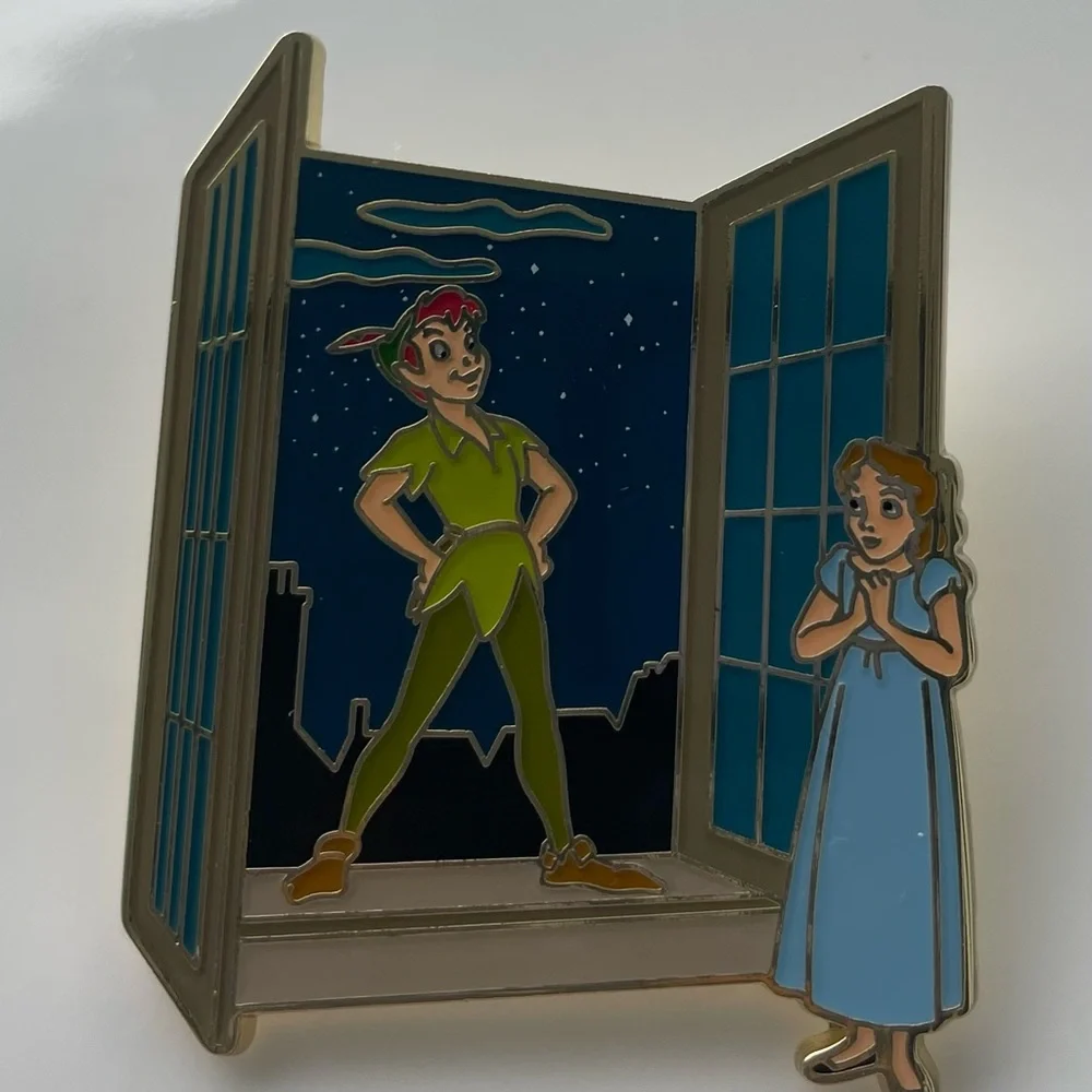 Disney | Accessories | Disney Peter Pan In Window With Wendy New London ...